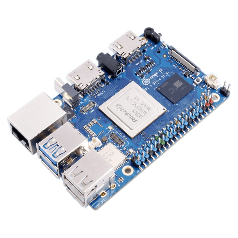 Orange Pi Single-Board Computer (SBC) ARM Cortex-A76 LPDDR4 RAM eMMC ...