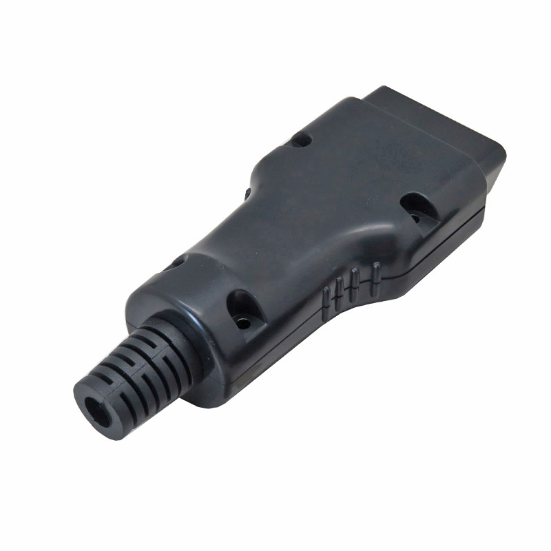 Automotive OBD2 plastic box, Male Handle Plug