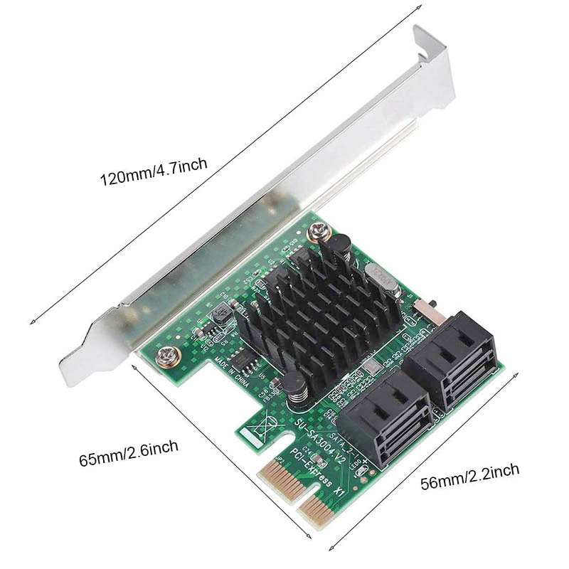 PCI-E to SATA3.0-SSD port conversion card