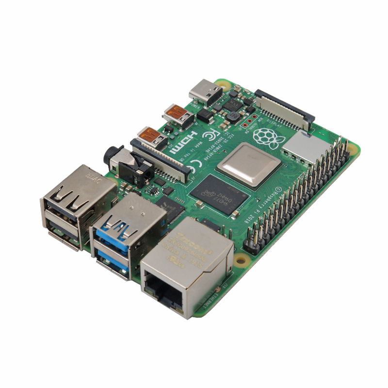 Raspberry Pi 4 Model B, 64-bit quad-core, 2GB RAM, with built-in Wi-Fi ...