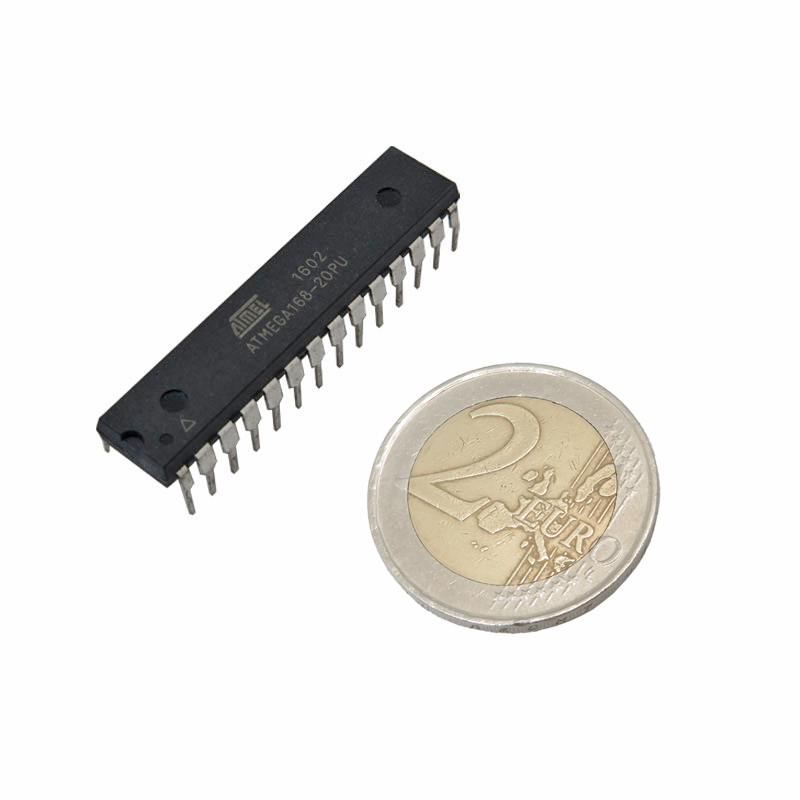 ATmega168-20PU microcontroller IC DIP28 package