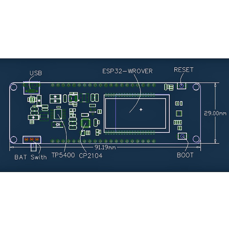 TTGO T-Energy T18- WiFi and Bluetooth module. Version 3.0