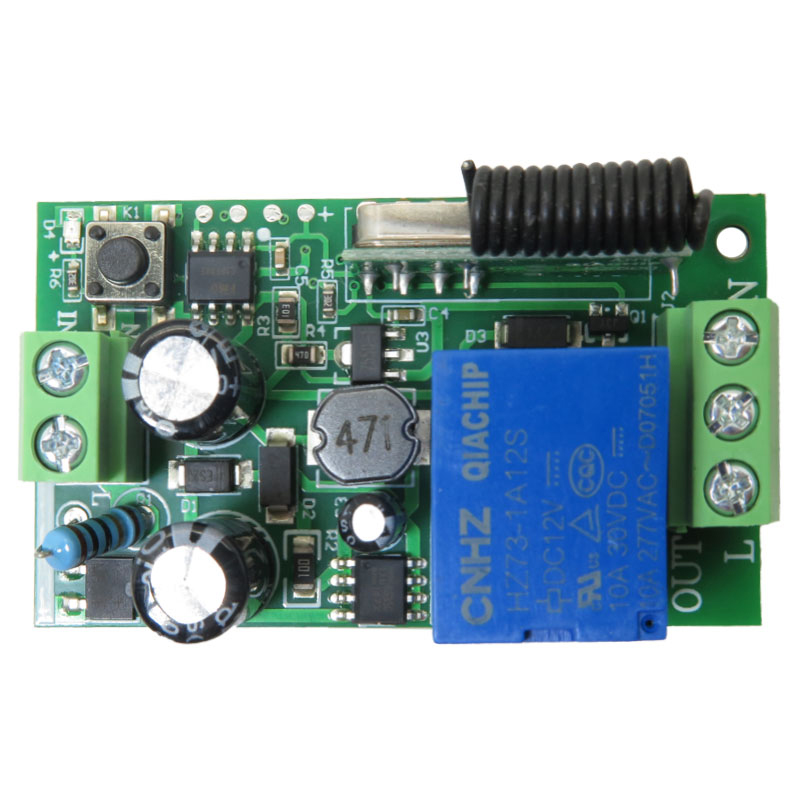 KR2201 433Mhz wireless single channel relay