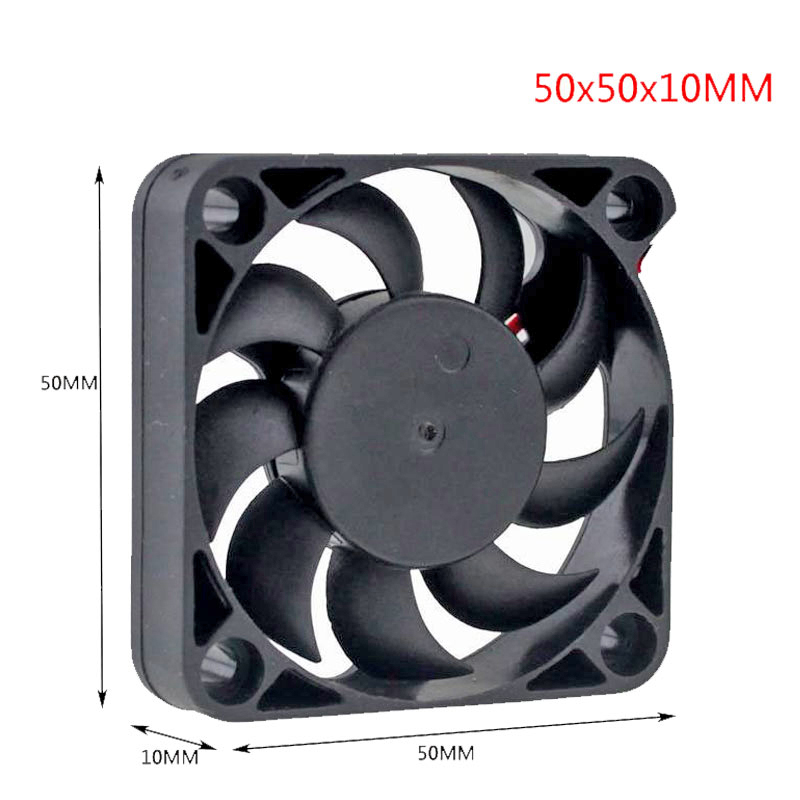 5V brushless cooling fan 5x5 cm 5V cooling fan Cooling fan 5V USB Fan DC Cooling Fan