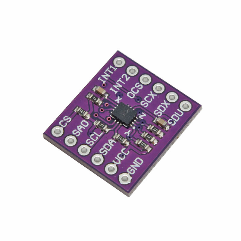 LSM6DSO 6DOF gyroscope and accelerometer module