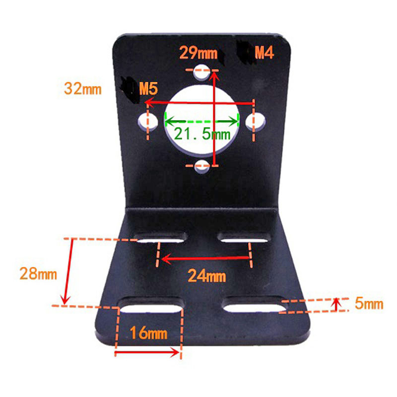 L-shaped metal bracket 895 motor