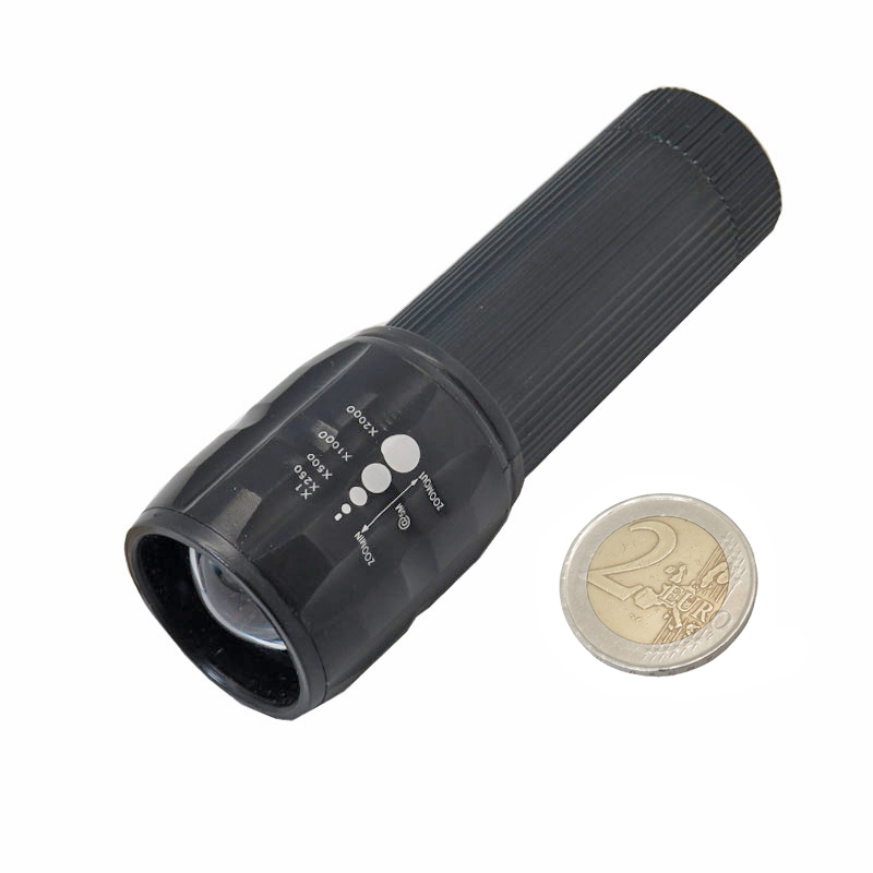 Aluminum LED Zoom flashlight