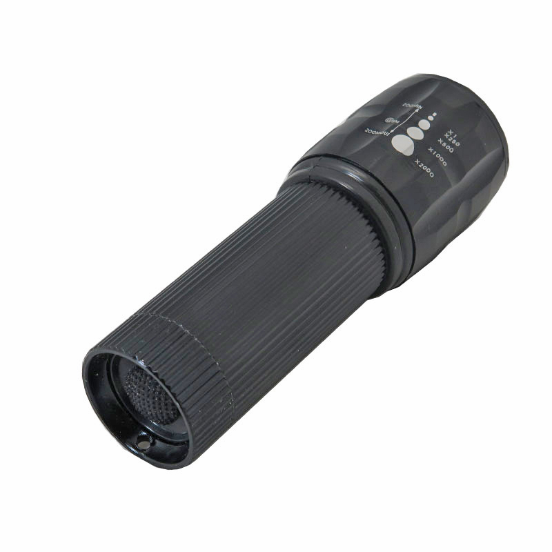 Aluminum LED Zoom flashlight