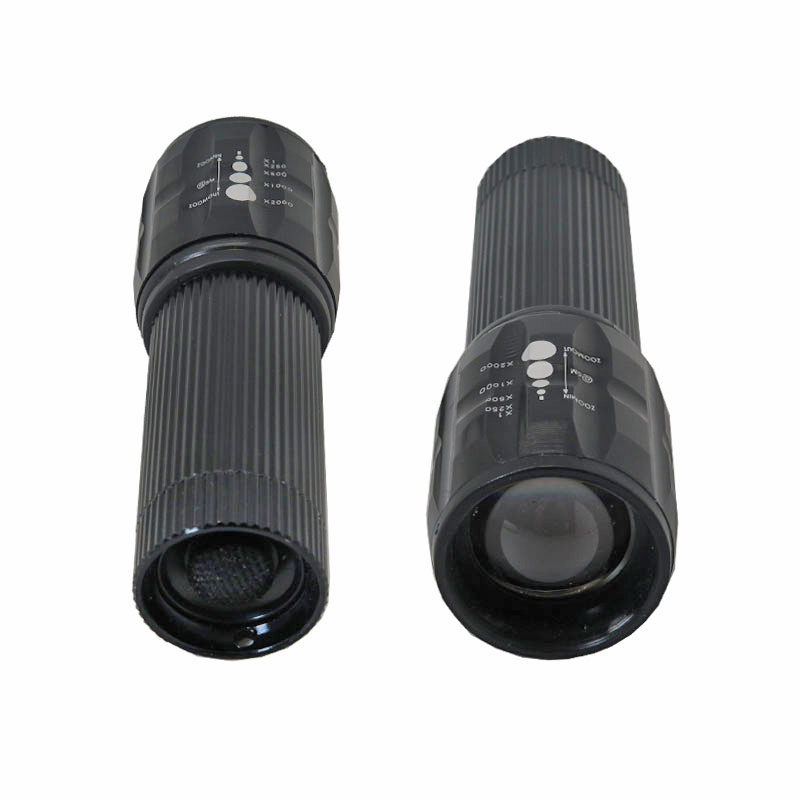 Aluminum LED Zoom flashlight