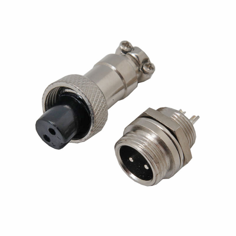 Metal Military Connector 2 Pin GX12