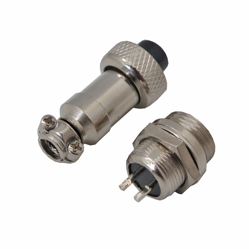 Metal Military Connector 2 Pin GX12