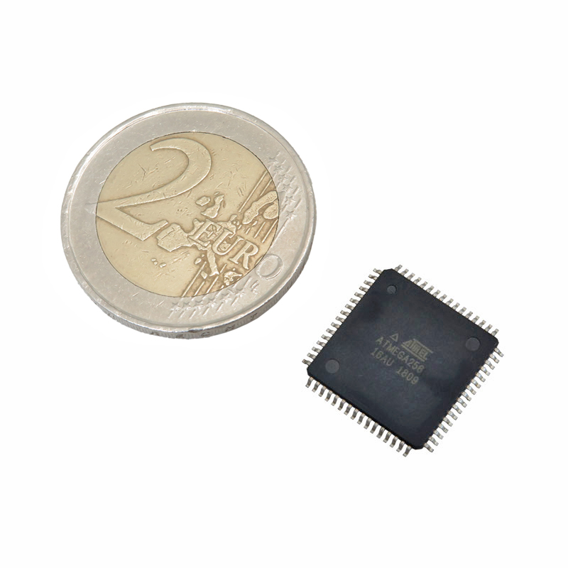 ATmega2561-16AU 8-bit Microcontroller, QFP64 Package