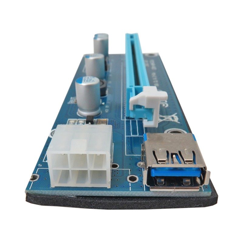 PCI-E Riser Graphics Card 1X to 16X Riser version 006C graphics card ...