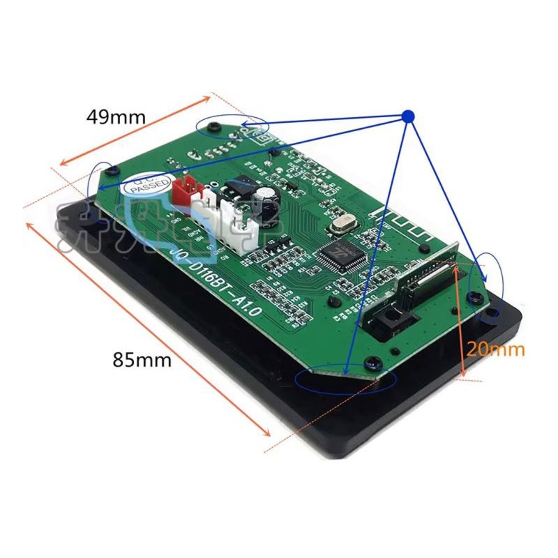 Amplifier module and MP3 decoder MP3 Decoder 12v Bluetooth MP3 ...
