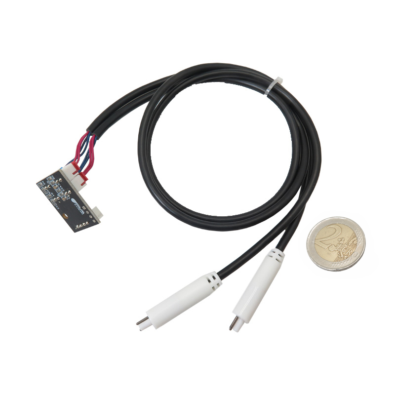 Dual-channel TDS sensor module with temperature measurement capability