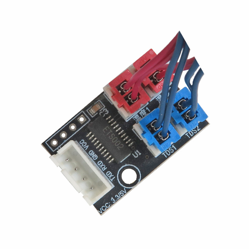 Dual-channel TDS sensor module with temperature measurement capability