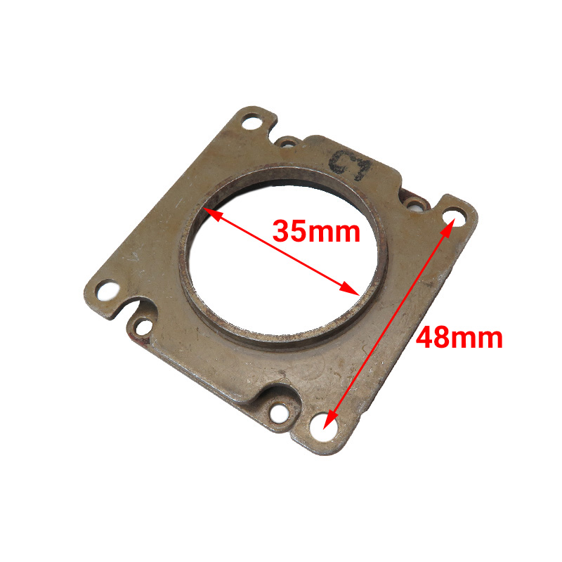 Stepper motor metal vibration damper