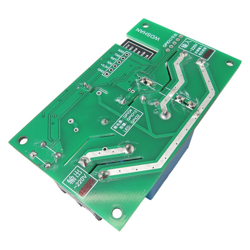 220V single channel Wi-Fi relay module 30a esp8266 relay WiFi relay module ESP8266 output 30A ...