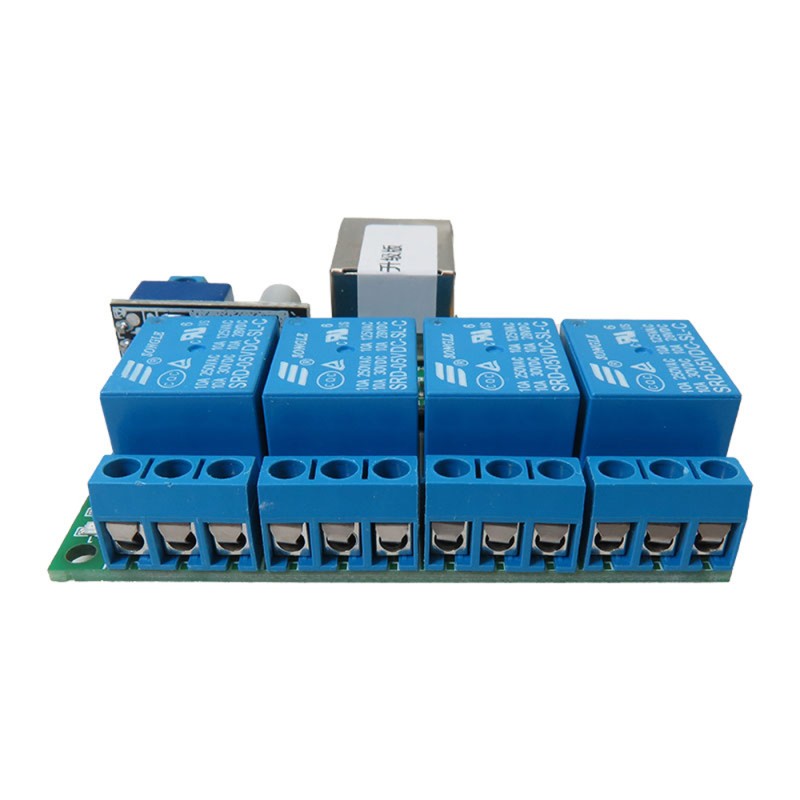 4-channel Wi-Fi relay module with RJ45 port 4-channel 220V relay module ...