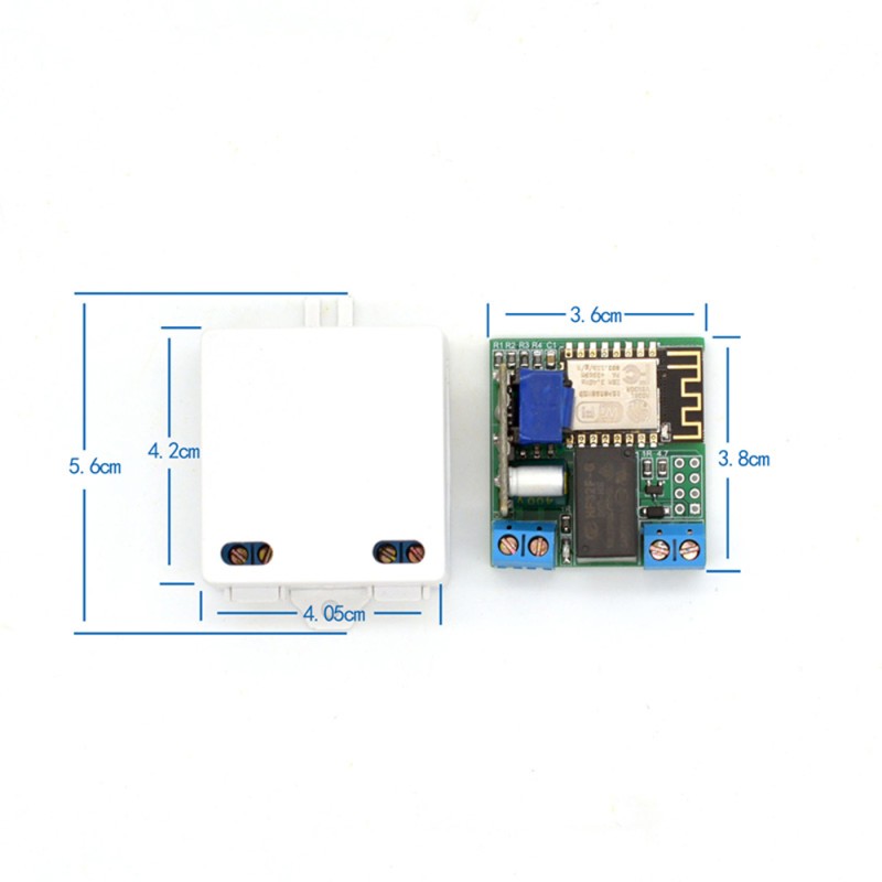 WiFi relay module 220V with ESP8266 chip WiFi single channel relay module 220v ESP8266 relay ...
