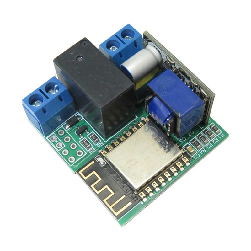 WiFi relay module 220V with ESP8266 chip WiFi single channel relay module 220v ESP8266 relay ...