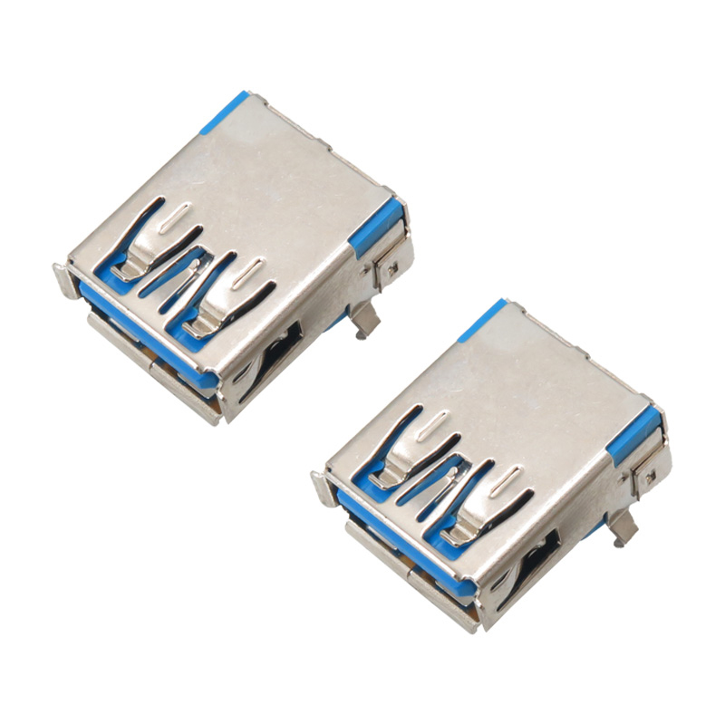 USB3.0 Type-A Female 90 Degree DIP Connector