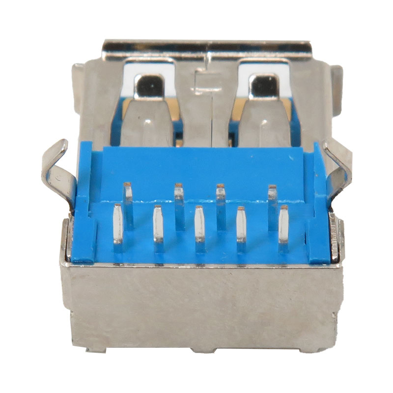 USB3.0 Type-A Female 90 Degree DIP Connector