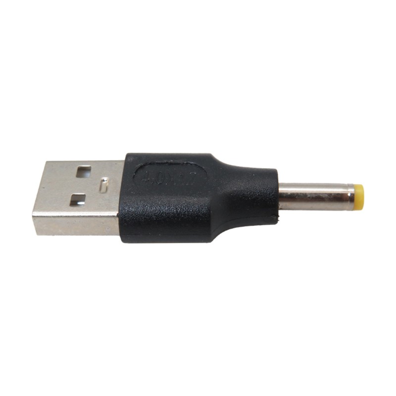USB male to DC 4.0x1.7 male jack conversion male to DC 4.0x1.7 male ...