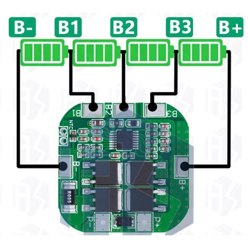 14.8V lithium battery protection board