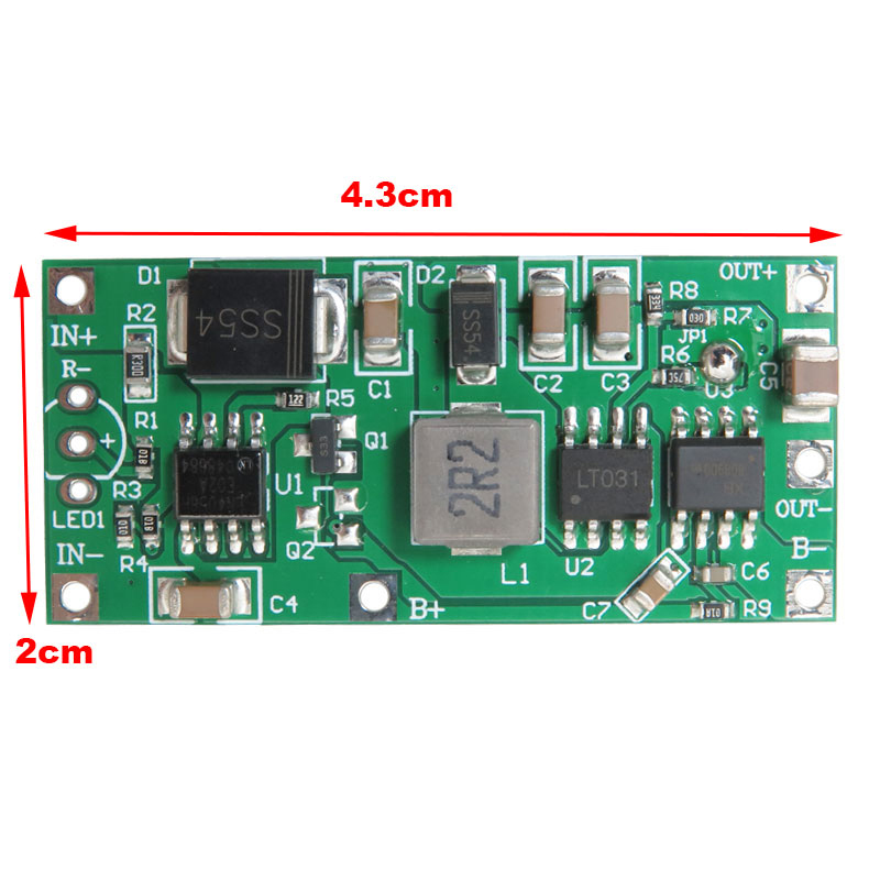 Lithium battery charging and discharging module