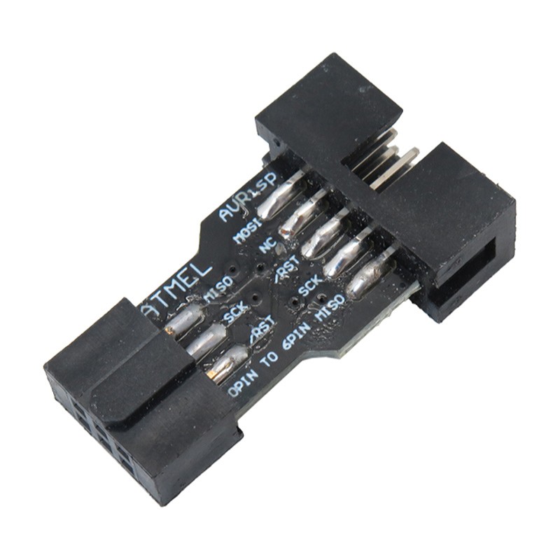 Converter socket STK500 10 pin to 6 pin converter module for AVR ...