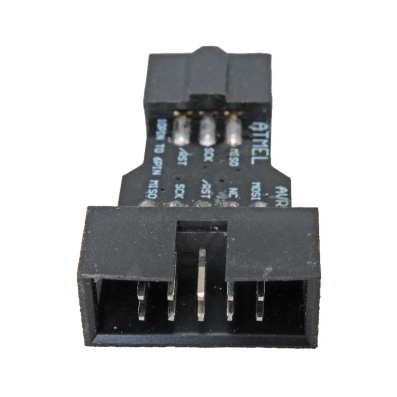 Converter socket STK500 10 pin to 6 pin converter module for AVR ...
