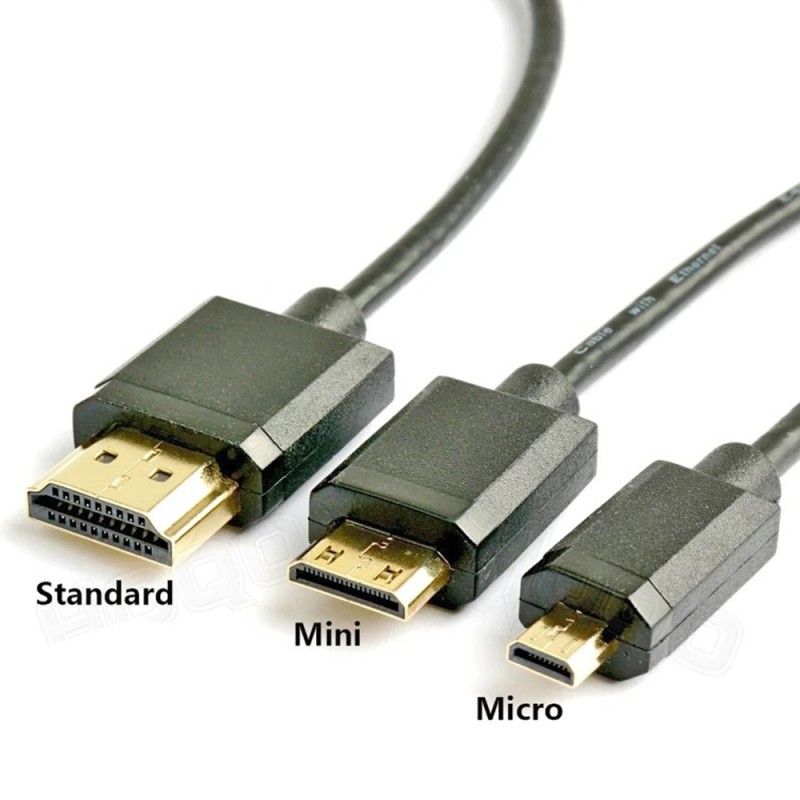 Micro HDMI to HDMI conversion cable Micro HDMI converter cable ...