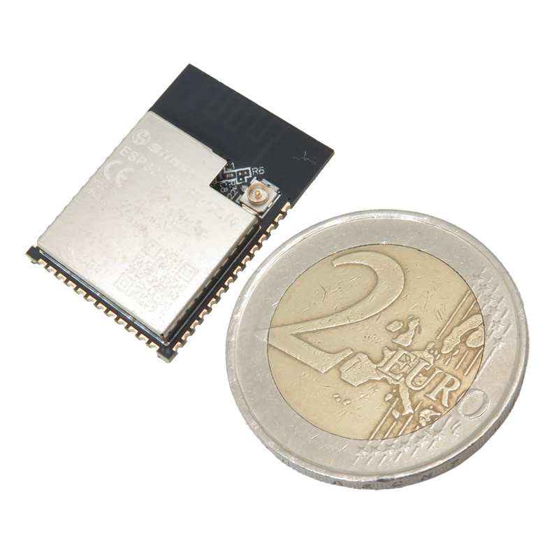 ESP32-S3-WROOM-1 module with built-in Bluetooth and WiFi