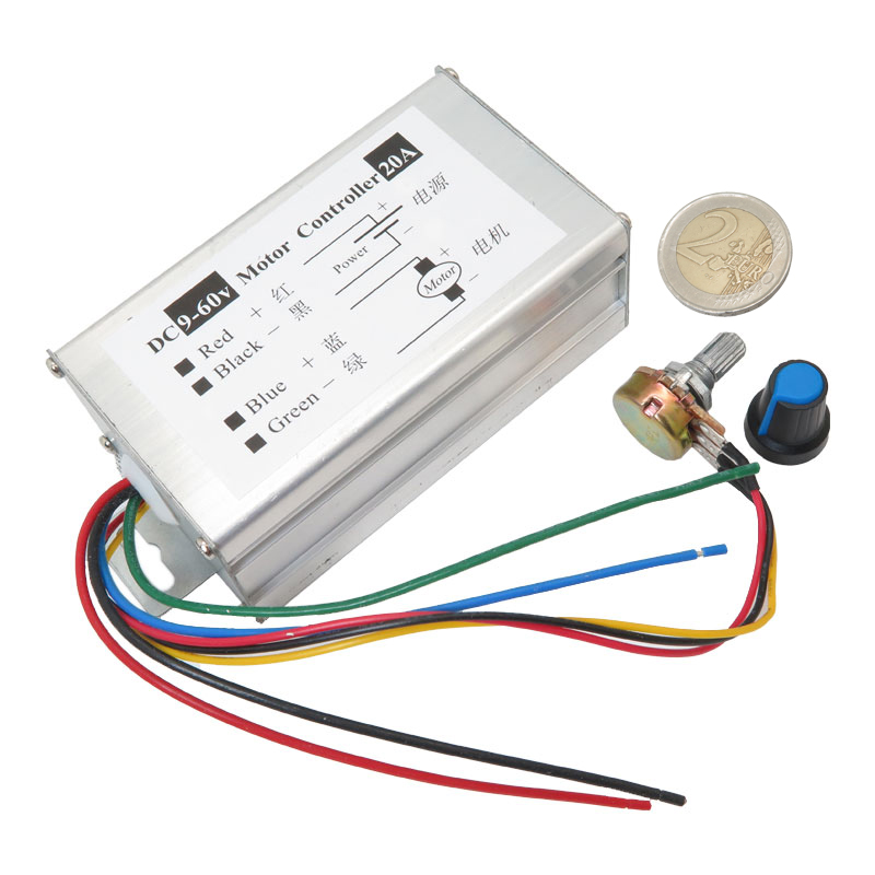 20A motor DC PWM speed control module