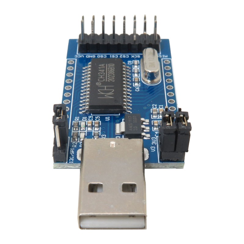 CH341A USB to UART,I2C,SPI converter module