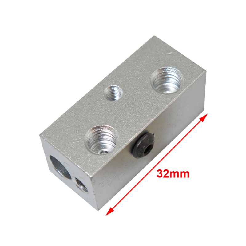 E3D 3D printer heater aluminum housing