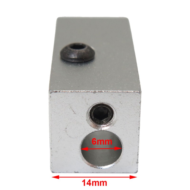 E3D 3D printer heater aluminum housing