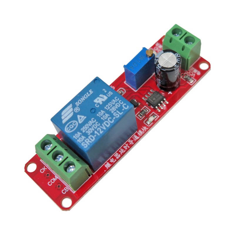 NE555 Timer Module with Relay