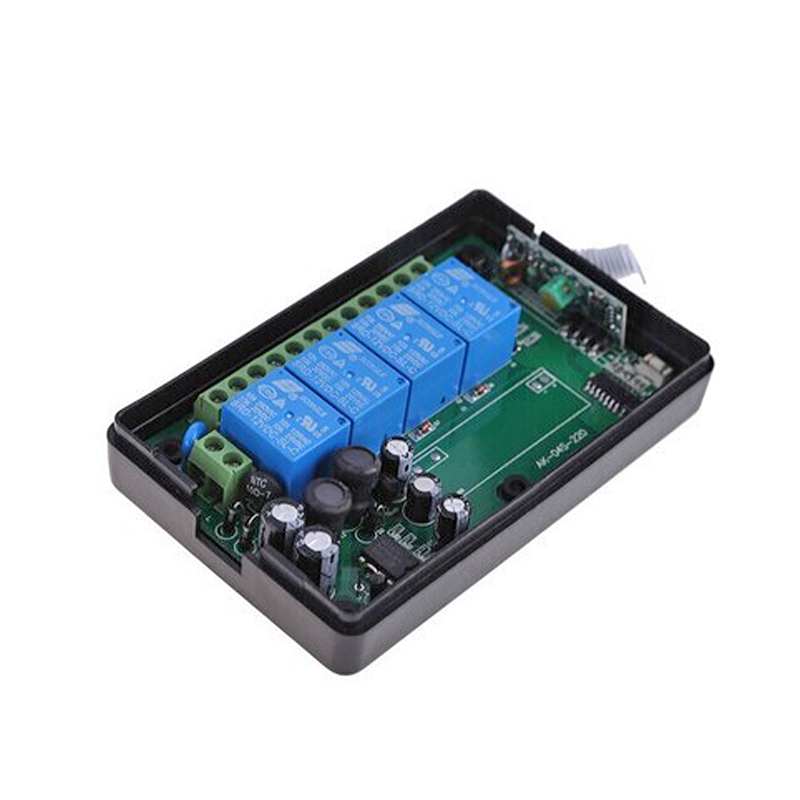 433MHz 4-Channel Remote and Receiver code-learn Kit with Frequency