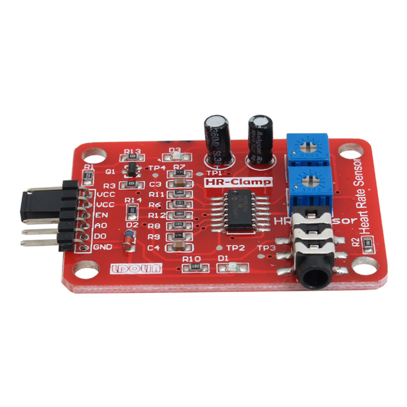 Heart Rate Sensor Module with silicone Finger Clip