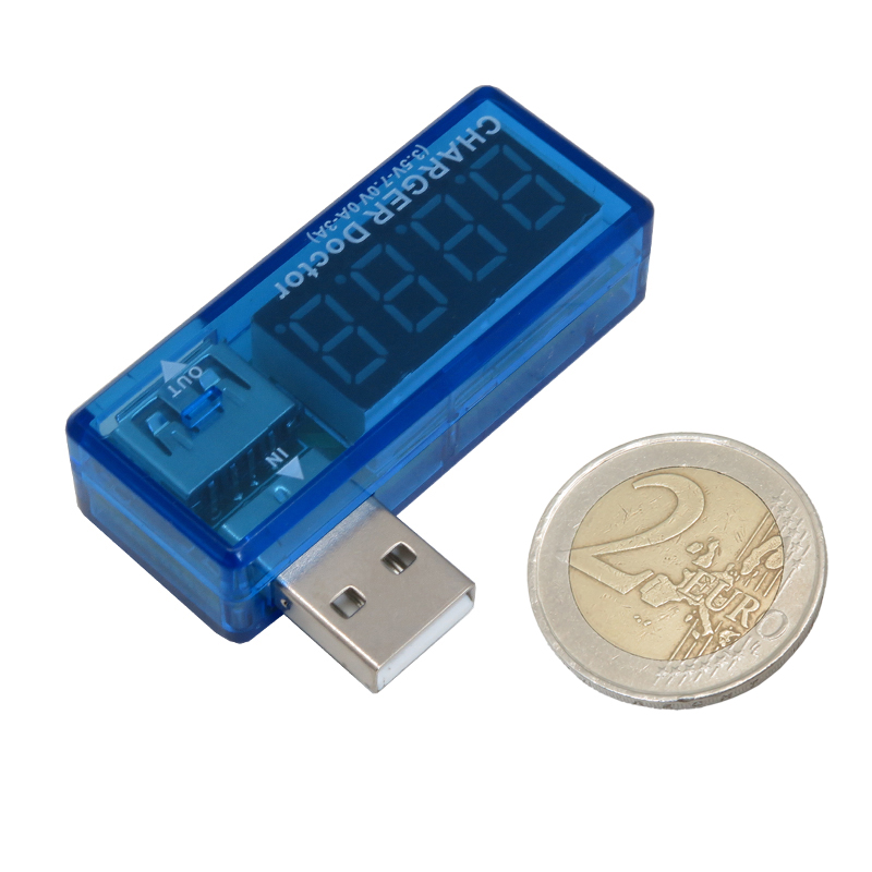 USB voltage and current monitoring module