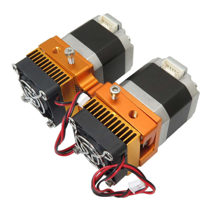 3D Printer MK8 Extruder Dual Nozzle