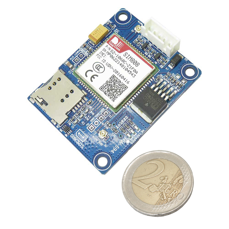 Sim808 Gsm Module With Gprs Gps Sms Capability