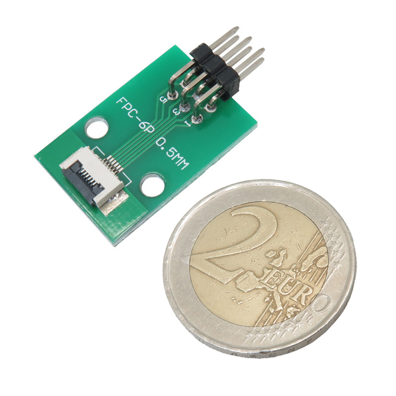 6-pin FPC adapter board standard 0.5mm