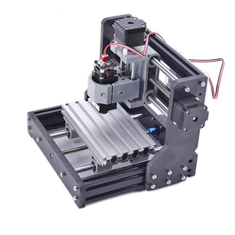 Mini CNC machine kit with laser engraving capability