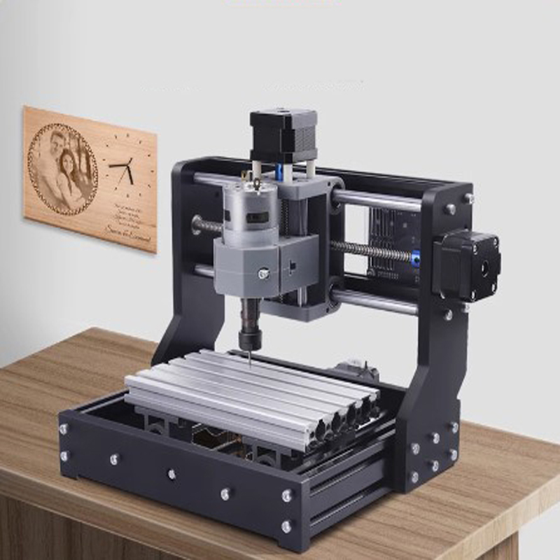 Mini CNC machine kit with laser engraving capability