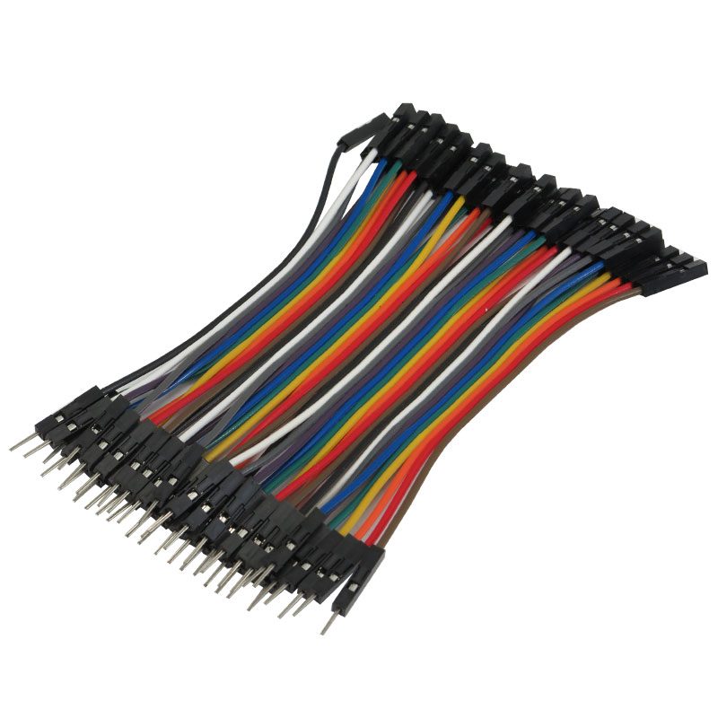 10cm Male to Female Breadboard Wire, Standard 2.54mm Pitch