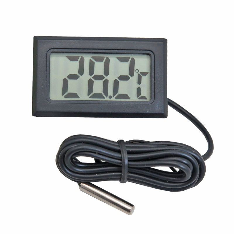 The FY-10 thermometer device has a 1.5-inch digital display and a ...