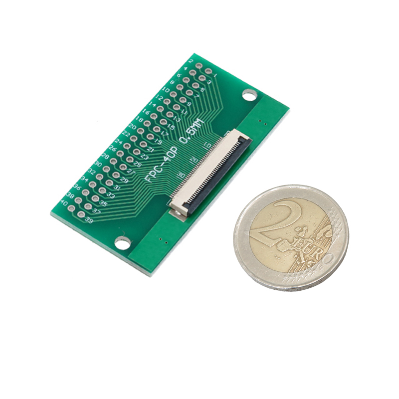 40pin FPC adapter board with 0.5mm standard and FPC connector